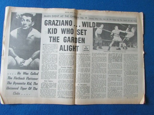 Boxing News Magazine - 19/8/66 - Mark Rowe, Roger Tighe & Jim McCourt ...