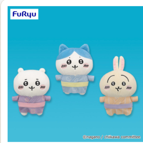 Chiikawaka Usagi chiikawa hachiware yukata costume peluche poupée ...