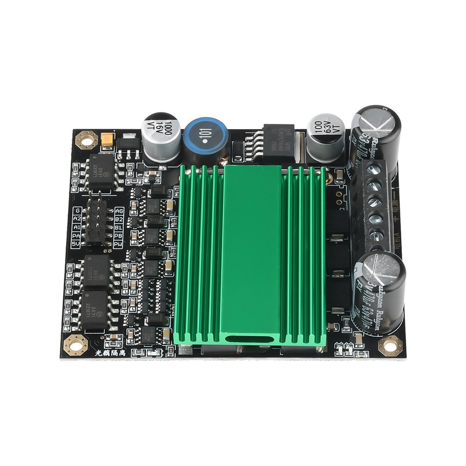 High Power Motor Speed Control 100A DC Motor Drive Module Dual Channel ...