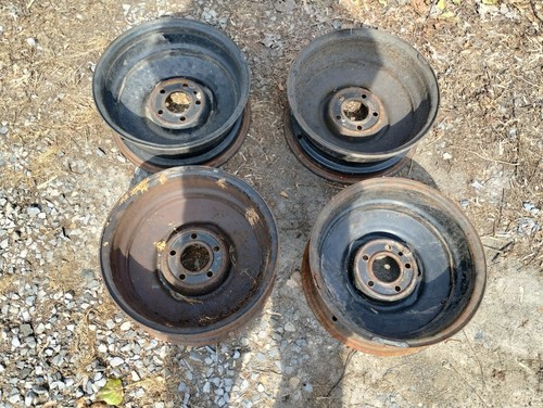 Rare 15x6 Solid Steel Wheels Dodge Plymouth, Chrysler Mopar JJ Code ...