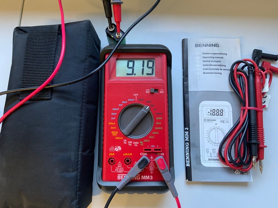 Benning mm3 Hand Multimeter digital Gebraucht wie neu 2000 Counts Cat ...