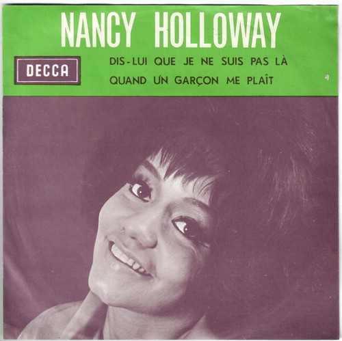 NANCY HOLLOWAY Dis-lui que je ne suis pas là 1963 SP Belge Yé-yé Twist ...