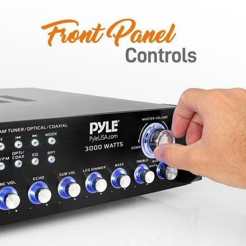 Pyle Bluetooth Hybrid Amplifier Receiver - Pro Audio Multi-Channel ...