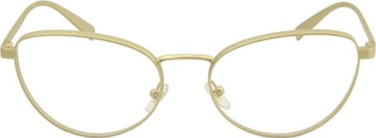 Authentic VERSACE Rx Eyeglasses VE 1266-1410 Pale Gold w/ Demo Lens ...