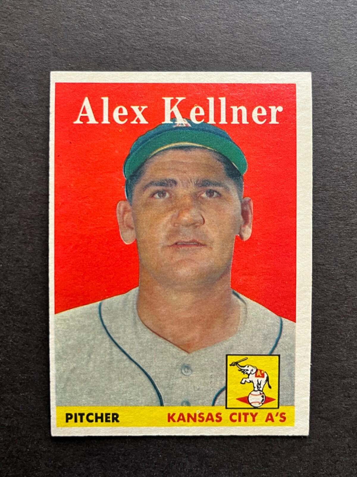 1958 TOPPS #3 ALEX KELLNER EX+/EXMT | eBay
