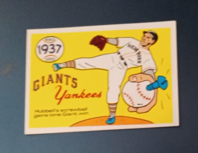 1970 Fleer Laughlin World Series 1937 Giants vs. Yankees #34 exc-near ...