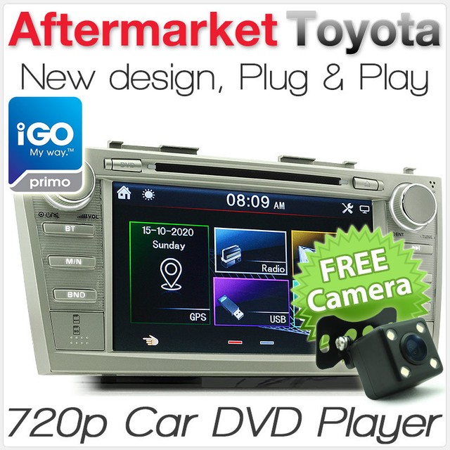 Car DVD GPS Player Stereo USB for Toyota AURION Camry Altise At-x ...