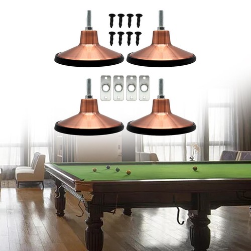 4 Pieces Pool Table Leg Levelers Adjustable Without Damaging Flooring ...