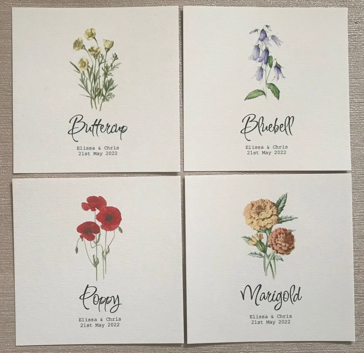 Flowers For Wedding Table Names | Best Flower Site