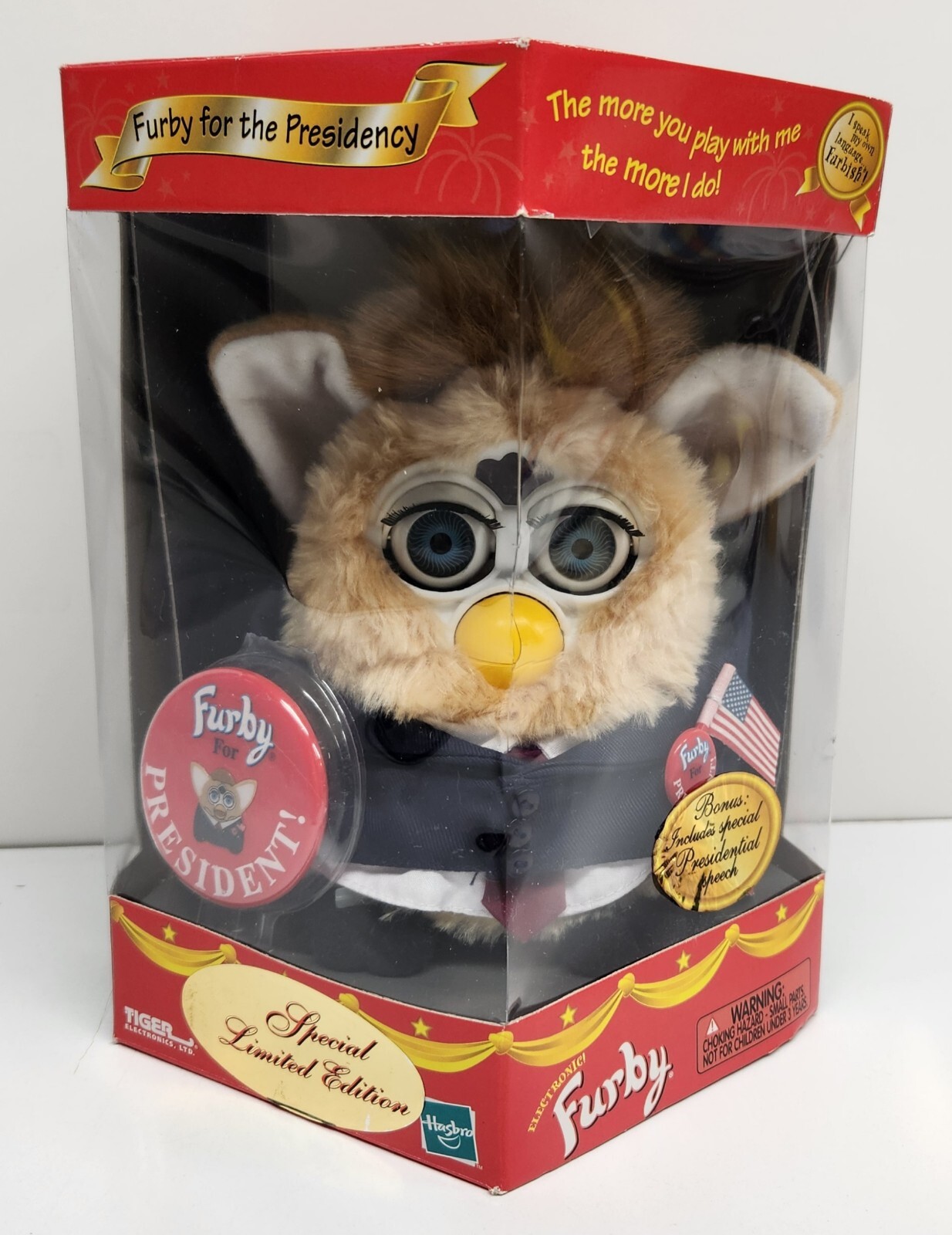 1998 President Furby Interactive Tiger Electronics 70-800 in the Box ...