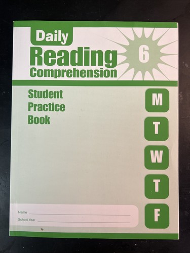 Daily Reading Comprehension Grade 6 Student Practice Book | eBay