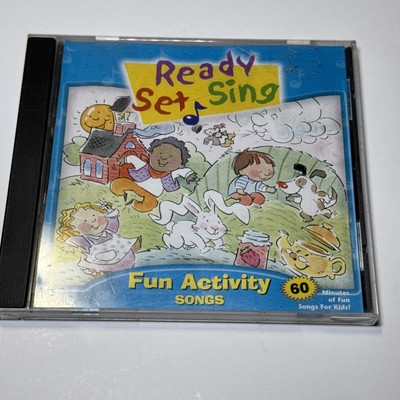 Ready Set Sing Kids CD Fun Activity Songs 60 Min Sing-Along Favorites ...