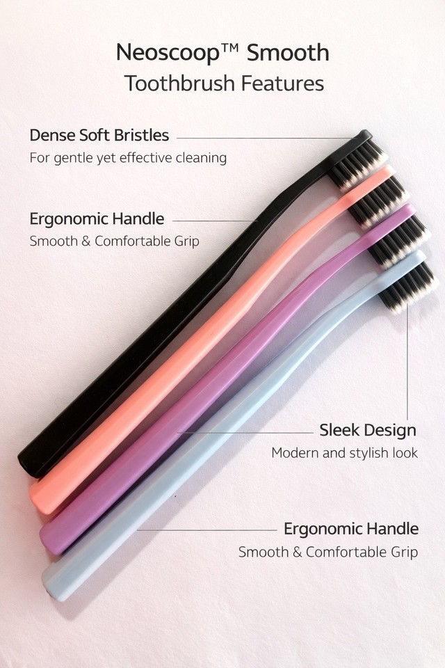 Neoscoop™ Ultra Soft Toothbrush | Dense Soft Bristles | Gentle Gum Care ...