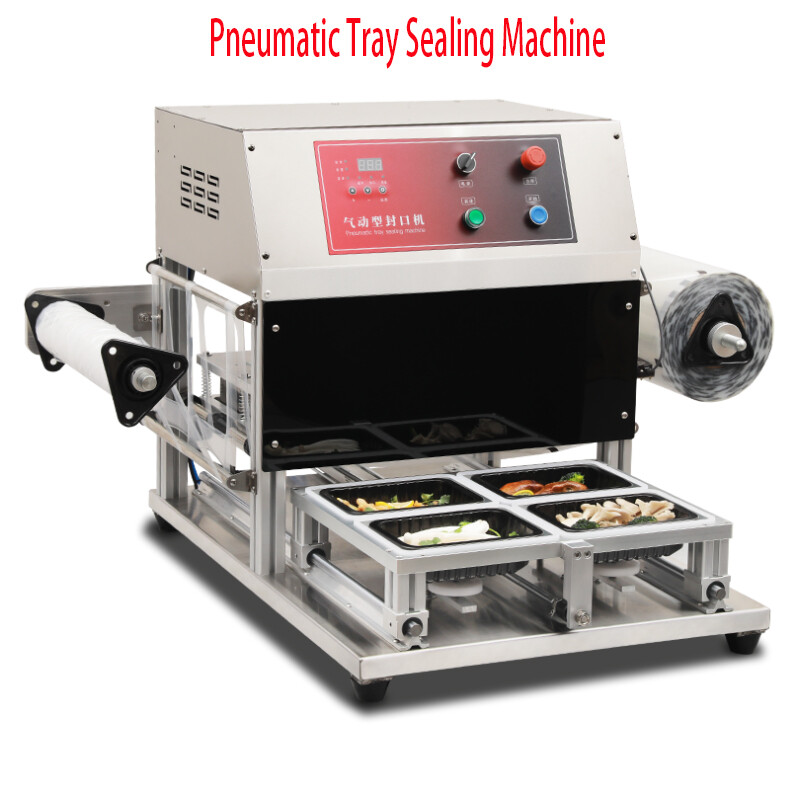 Pneumatic Tray Packaging Machine Plastic Film Food Fresh Pneumatic Tray ...