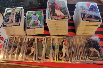 2024 Bowman Chrome Mega Box MOJO Refractor Base Vet Rc/1st You Pick ...