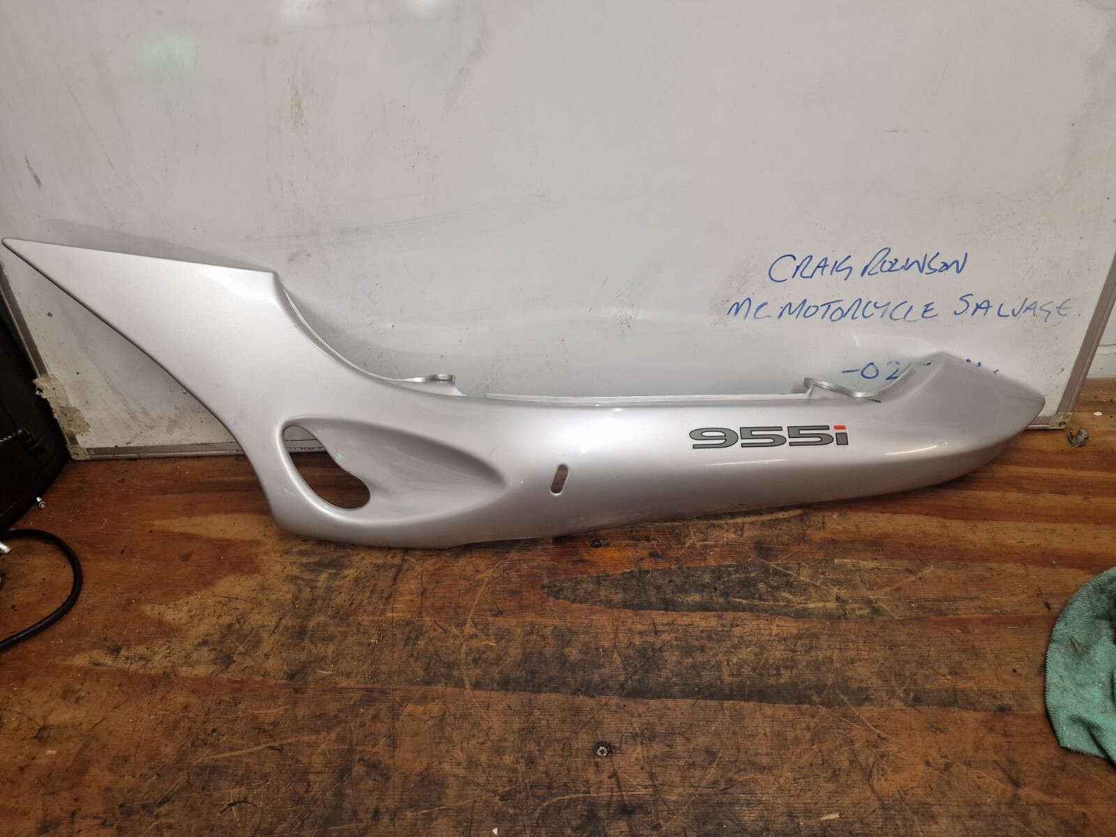 Triumph Sprint St 955i Left Tail Fairing Silver 1998 - 2004 | eBay UK