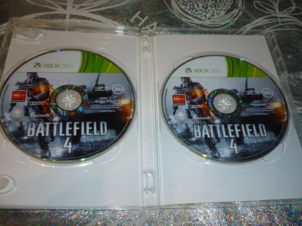 BATTLEFIELD 4 (2-DISC) (XBOX 360 GAME, MA 15+) (P136871-5 K) | eBay