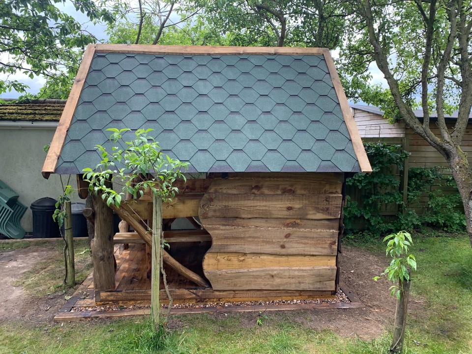 Log Gazebo,Bespoke,Tree Trunk,Hot Tub Shelter,Handmade Pavilion,Wooden ...