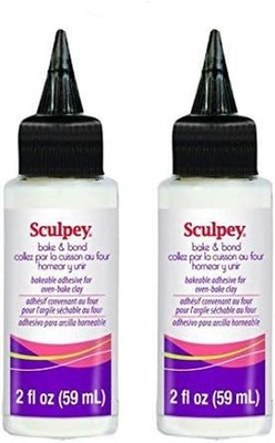 Sculpey Bake & Bond Bakeable Adhesive Clay for Oven-Bake Clay - Non ...