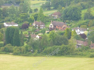 Photo 12x8 Colley Lane from Colley Hill Reigate Bird's eye view of an ...