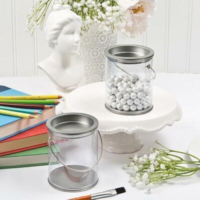 Large Paint Can Shaped Candy Favor Containers Tin - (Set of 6) 3" x 3.5 ...