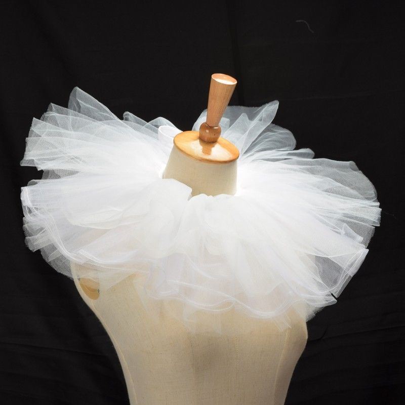 Retro Victorian Edwardian Mesh Neck Ruff Vintage Ruff Neck Piece ...