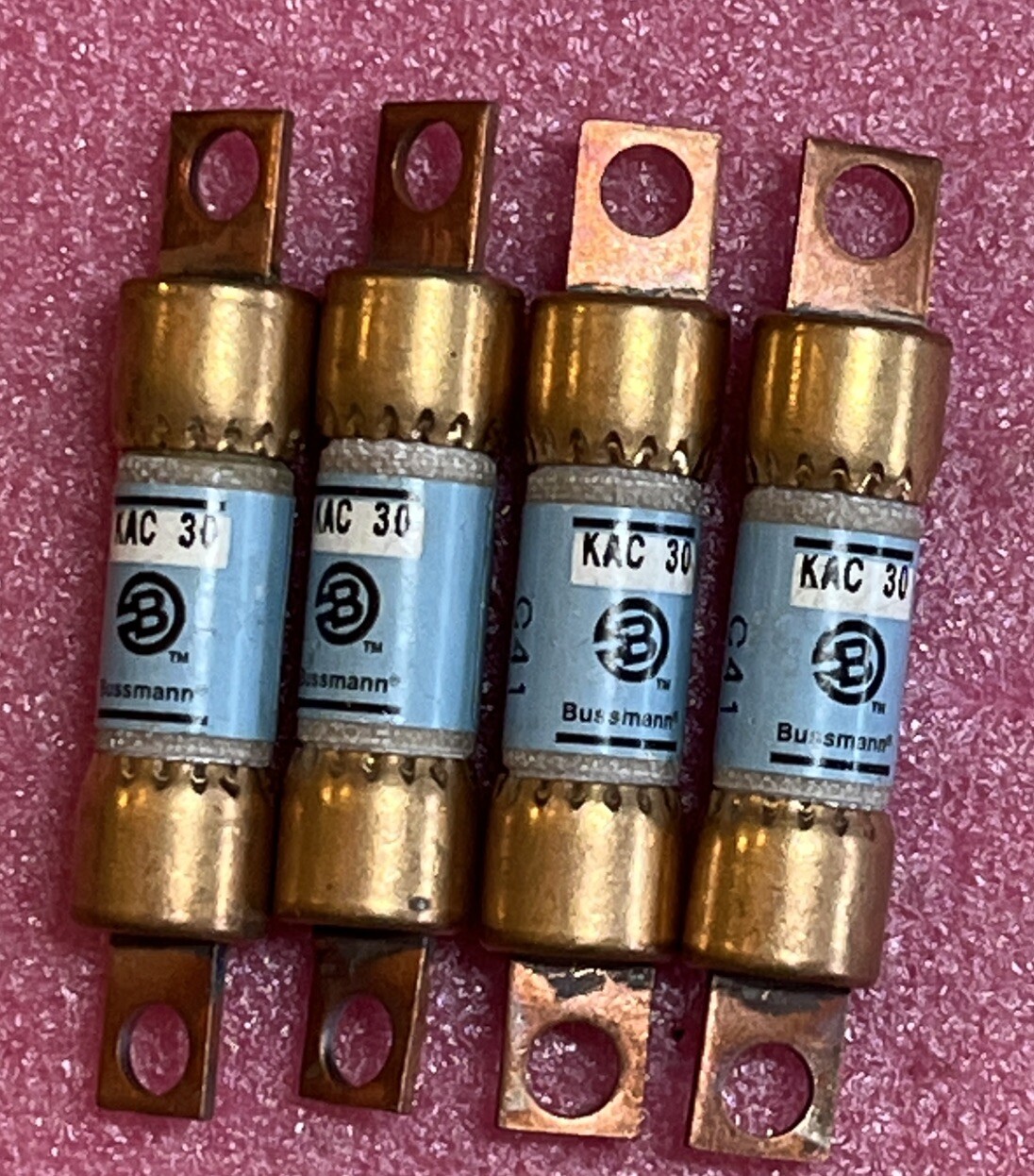 Lot Of 4 Bussmann KAC-30 30 AMP 600V Rectifier Fuse | eBay