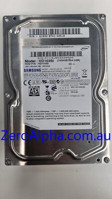 SAMSUNG HD103SI Samsung Donor Hard Drive, PN: HD103SI, | eBay