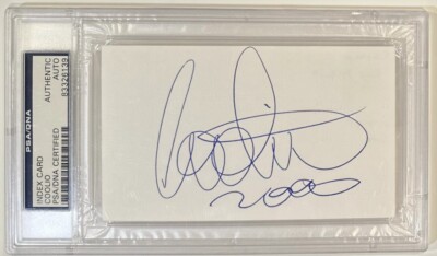 COOLIO AUTOGRAPHED INDEX CARD 3X5 HIP-HOP/RAP ICON SIGNED & INSCRIBED ...