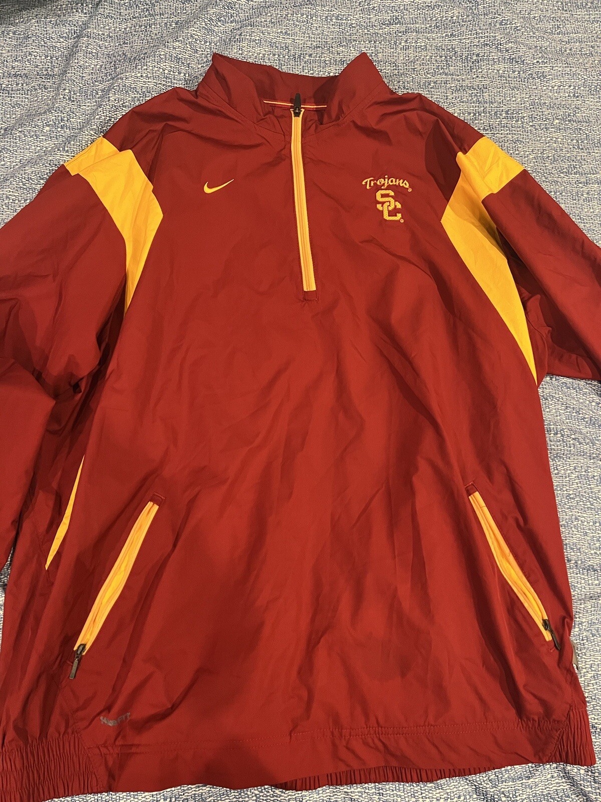 Nike USC Men’s Windbreaker Vintage Jacket - Gem