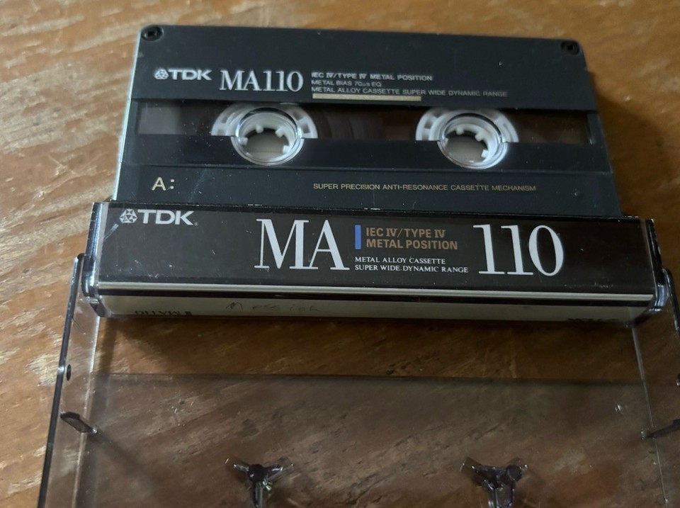 TDK MA-110 Metal Bias IEC IV Type IV Blank Cassette Tape | eBay