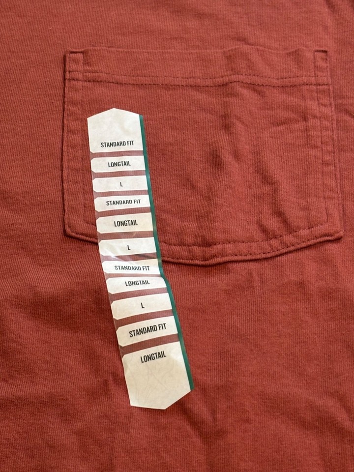 Duluth Trading Shirt Men's L Longtail T Short Sleeve Standard Fit ...