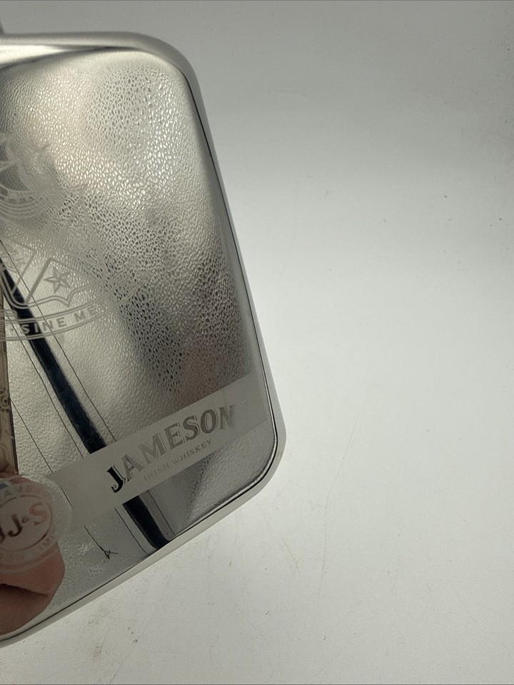 John Jameson & Son Irish Whiskey hip Flask Screw Top Sine Metu ...