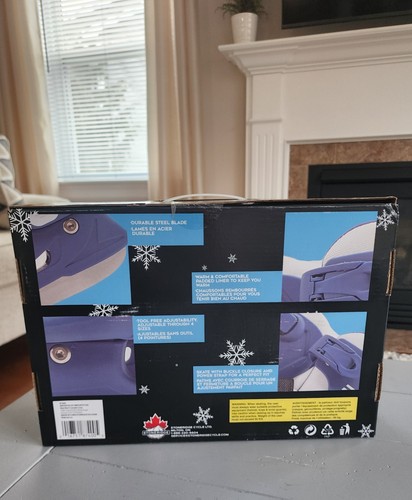 Ryde Ice Skate Boys Y12-2 Kids Child Skates Ice Skating Blue Adjustable ...