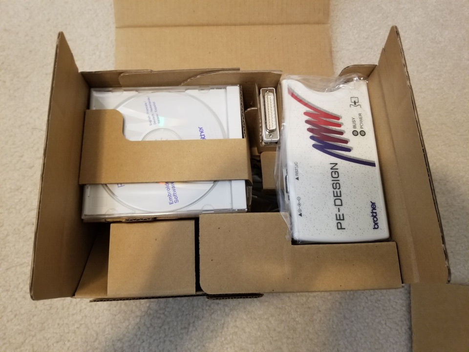 Brother PE-design software version 4.0 NEW Complete w/hardware ...