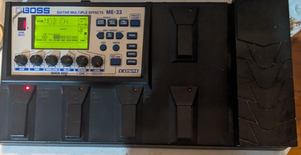 BOSS ME-33 Multiple Multi Effects Processor Guitar Effect | eBay