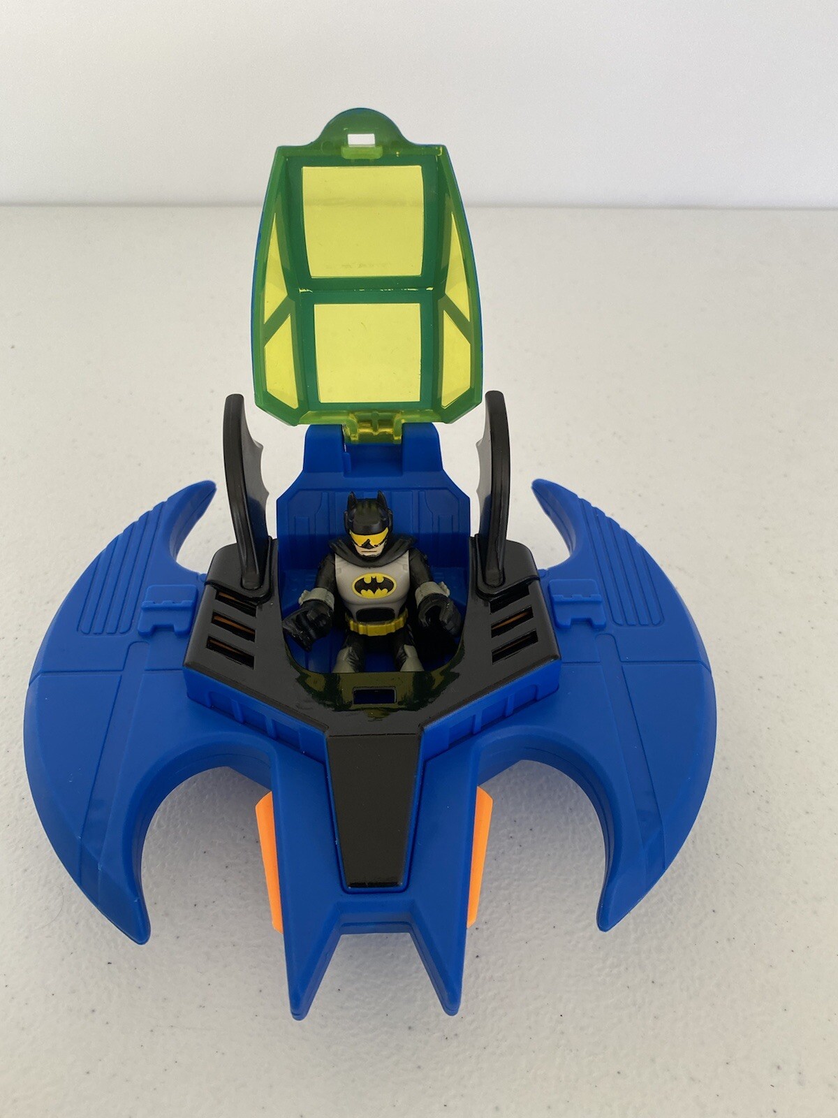 Batman Batwing Ship With Mini Batman Figure 2008 Mattel Fisher Price ...