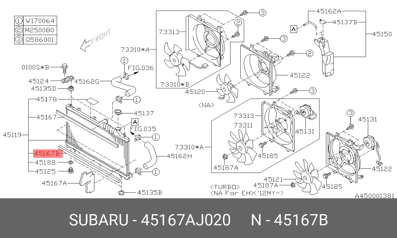 Genuine OE Packing Radiator Lower 45167AJ020 For Subaru 45167-AJ020 ...