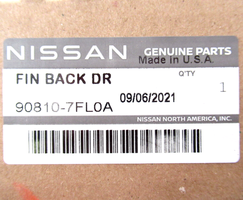 Genuine OEM Nissan 90810-7FL0A Liftgate Finish Panel Trim 2015-2020 ...