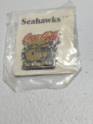 Vintage Coca-Cola SeaHawks Hat Lapel Pin - New in Package ¿ | eBay