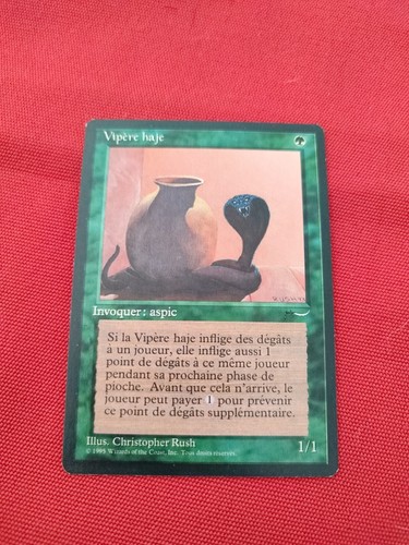 Viper Haje Nafs Asp Renaissance Rare Card Magic MTG FR | eBay