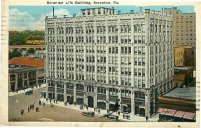 Postcard Scranton Life Building, Scranton, Pennsylvania | eBay