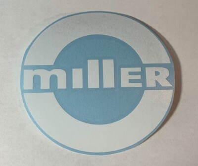 Miller Welders Logo #1 Die Cut Vinyl Decal High Quality Outdoor Decal ...