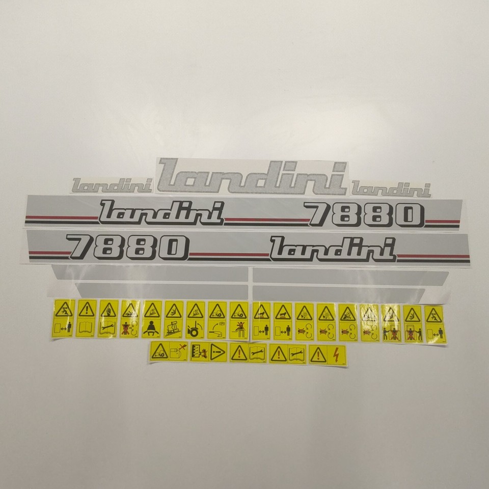 Landini 7880 Tractor Replacement Aftermarket Decal Aufkleber Adesivo ...