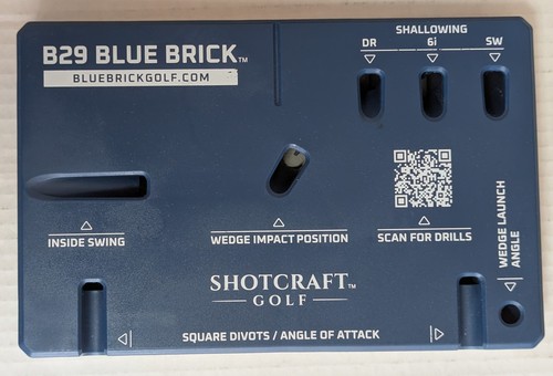 B29 Blue Brick Golf Swing Training Aid Shotcraft (No Sticks) | eBay