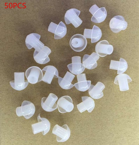 50PCS Replacement Silicone EarBud Ear Tips for Baofeng Two Way Radio ...