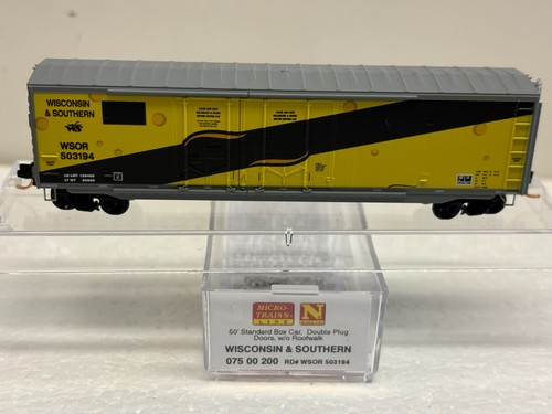 N Scale Micro Trains MTL 075 00 200 Wisconsin & Southern WSOR 503194 ...