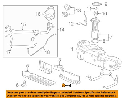 GM OEM 91-24 Acadia Limited Fuel System Components-Side Shield Retainer ...