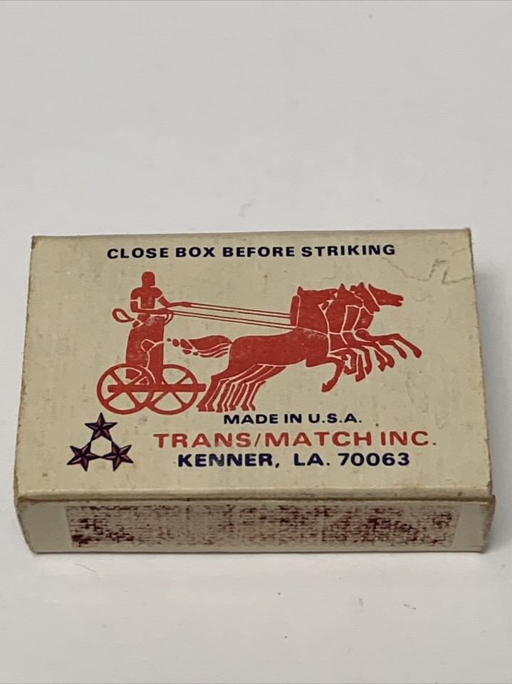 Rare Vintage Matchbox Victoria Fire Chief Safety Matches TransMatch Inc ...