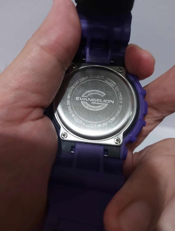 Casio G-Shock EVANGELION PURPLE VIOLET GA 110EV 6AJR with Freebies ...